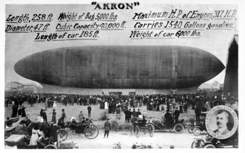 Akron's Goodyear Blimps - Early History Photos - Akron Ohio Moms