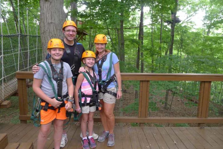 Our Family Adventure Zip Lining at ZipZone Canopy Tours in Columbus ...