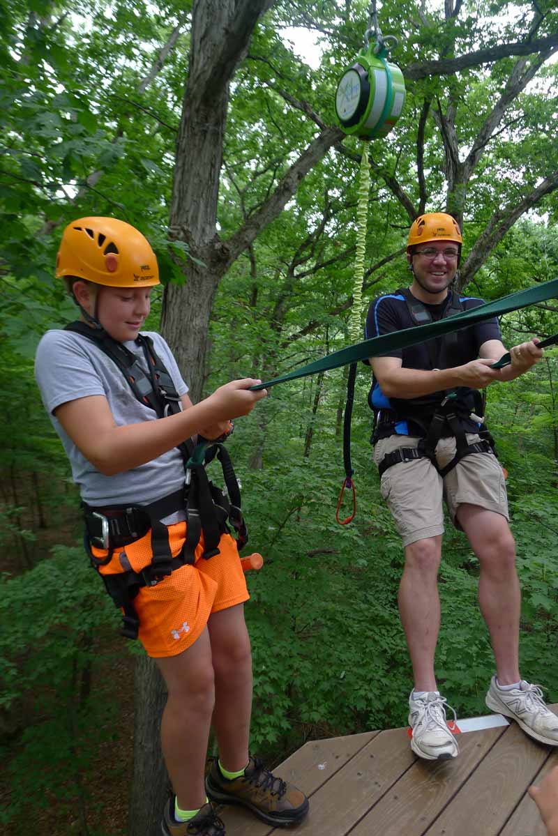 Our Family Adventure Zip Lining at ZipZone Canopy Tours in Columbus ...