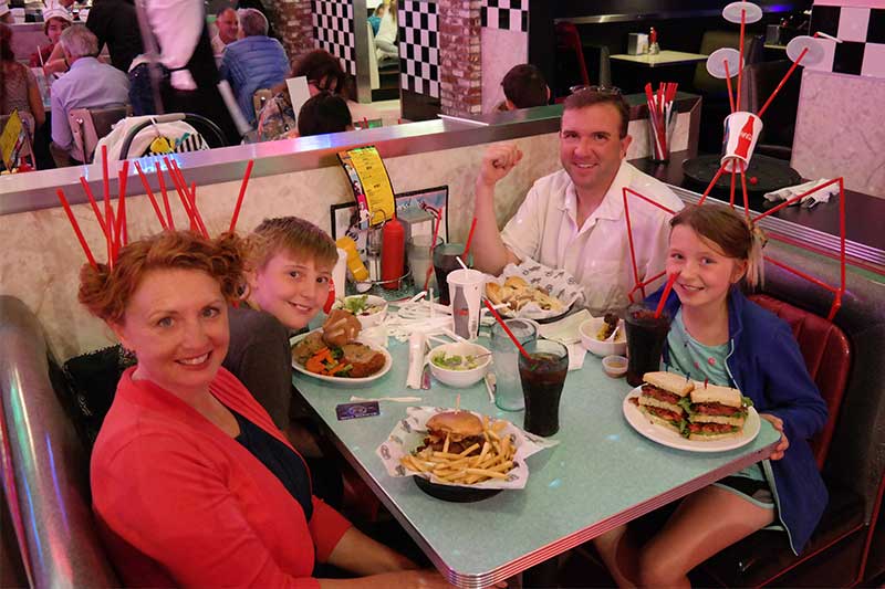 Best Family Restaurant in San Diego - Corvette Diner - Akron Ohio Moms