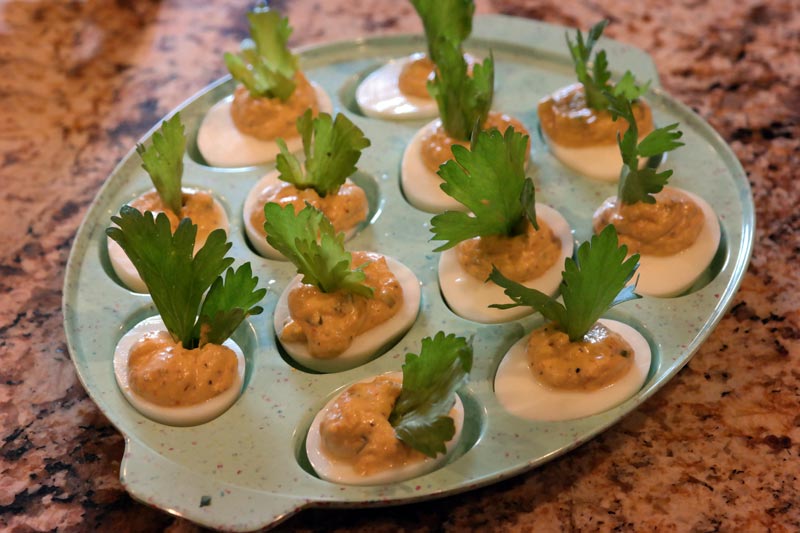 Chocolate Deviled Eggs Recipe #OhioEggs - Akron Ohio Moms