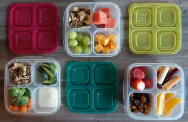Portion Control Snack Boxes for Travel, Work, Camp, School & More ...