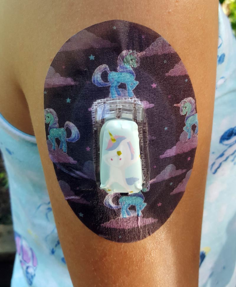Confidence & Fun with Pump Peelz CGM Medical Tape CGM Stickers - Akron ...