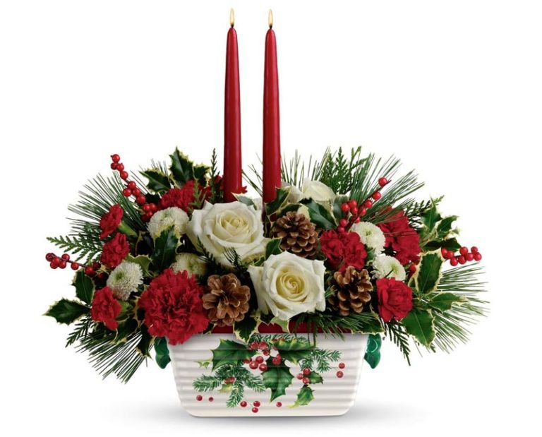 Send Christmas Wishes with a Teleflora Christmas Bouquet - Akron Ohio Moms