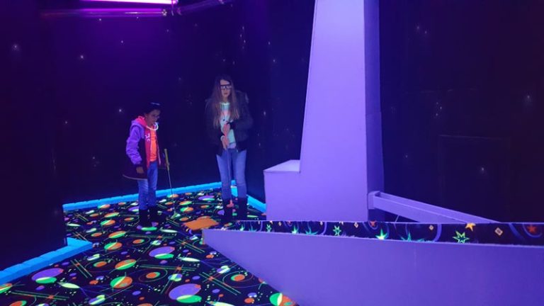 Out of this World Fun at Alien Vacation Mini Golf! - Akron Ohio Moms