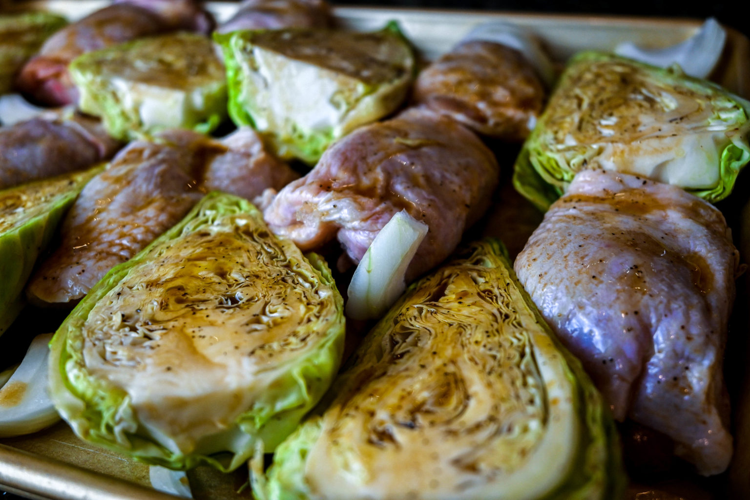 Sheet Pan Chicken and Arrowhead Cabbage Recipe - Akron Ohio Moms