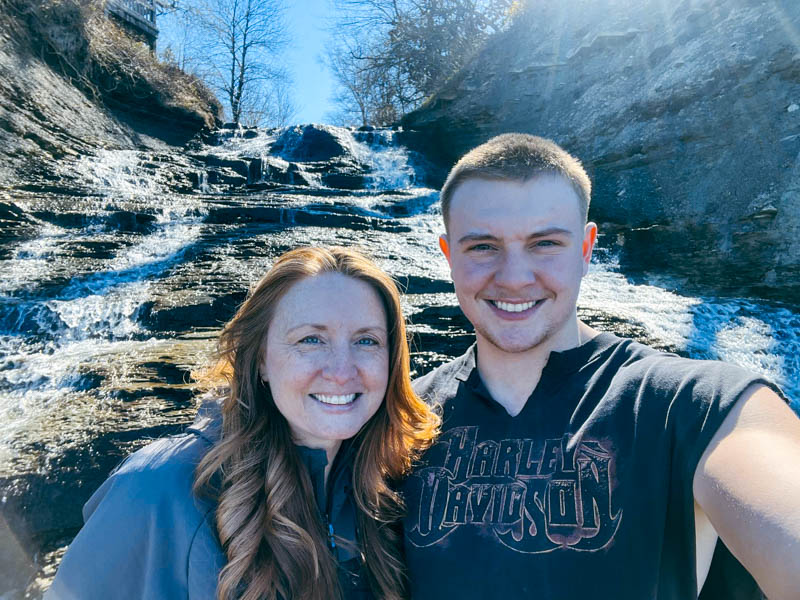 Discover Columbia Park Waterfall: Lake Erie Beachfront Waterfall in ...