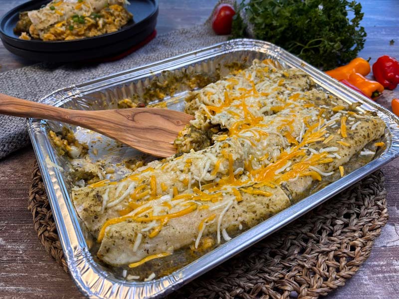 Chef Gustavo’s Salsa Verde Enchiladas: An Easy Win for Busy Families ...