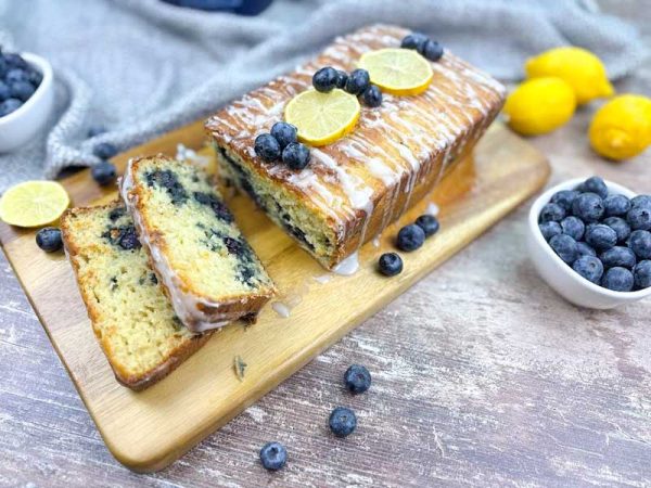 Blueberry Collagen Bread with Collagen Lemon Glaze Recipe - Akron Ohio Moms