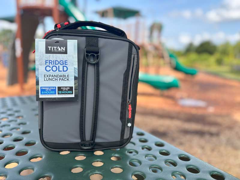 Titan Expandable Lunch Bag Review: One Bag, Two Sizes - Akron Ohio Moms