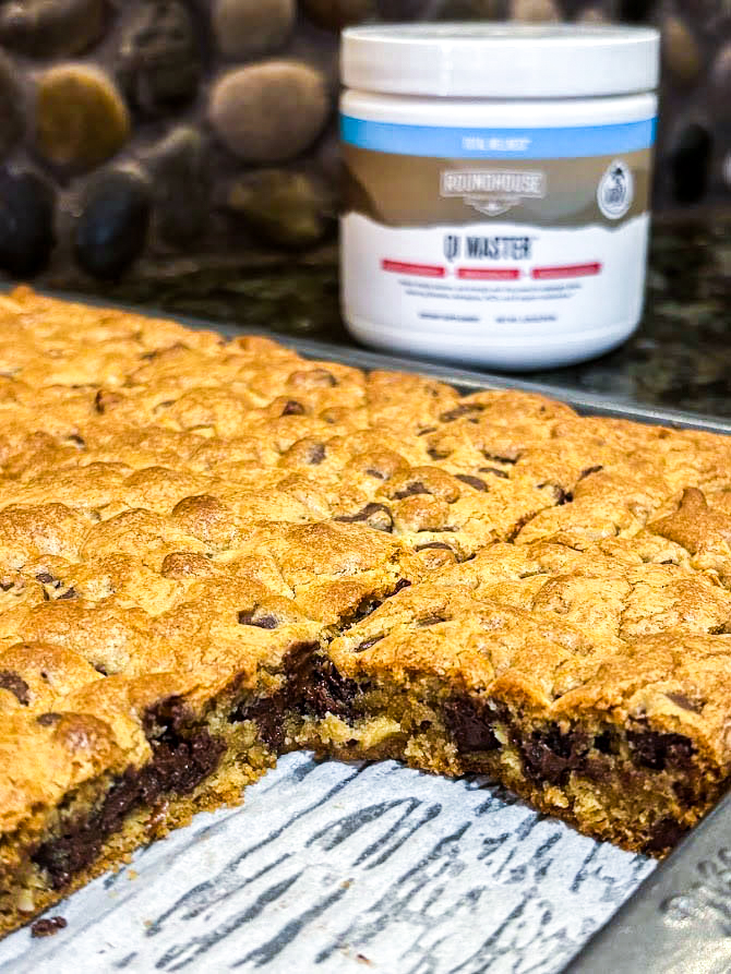 "Fun Guy" Chocolate Chip Cookie Bars Recipe: The Secret to Healthier ...